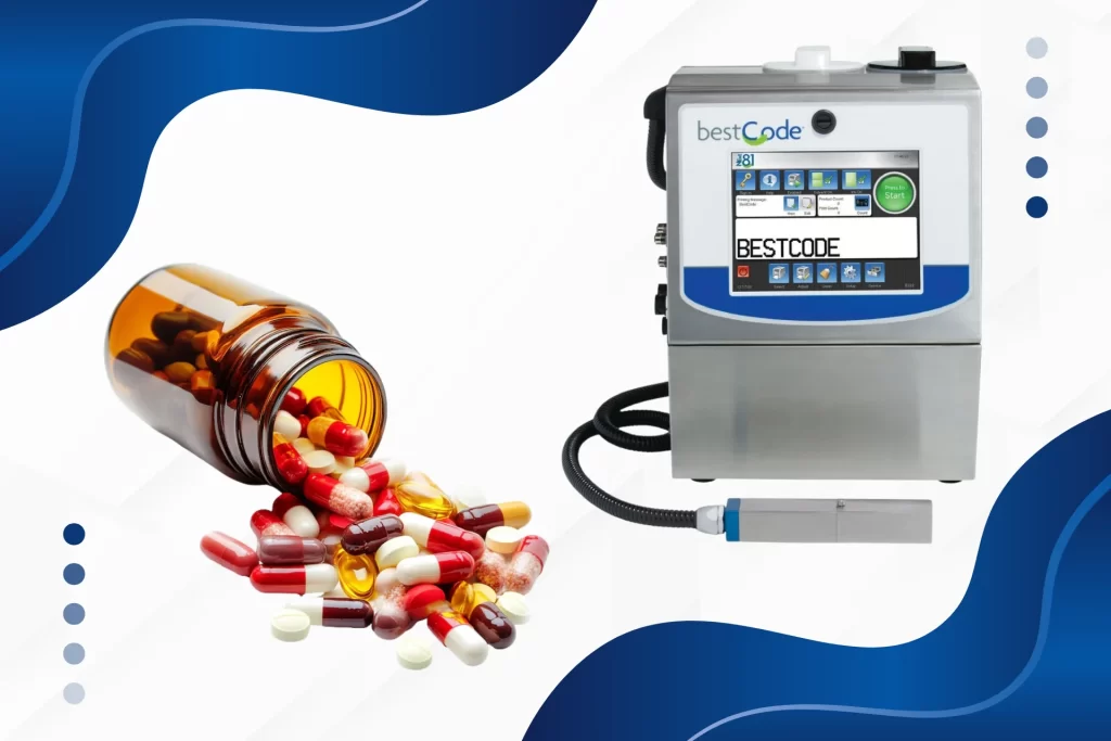 Máy in date code cho ngành dược phẩm đạt chuẩn GMP